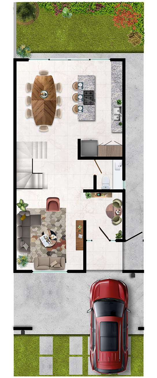 Modelo Turquesa | Casas Platino